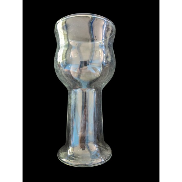 Unbranded | Kitchen | Vintage Clear Glass Round Pedestal Drinking Glass ...